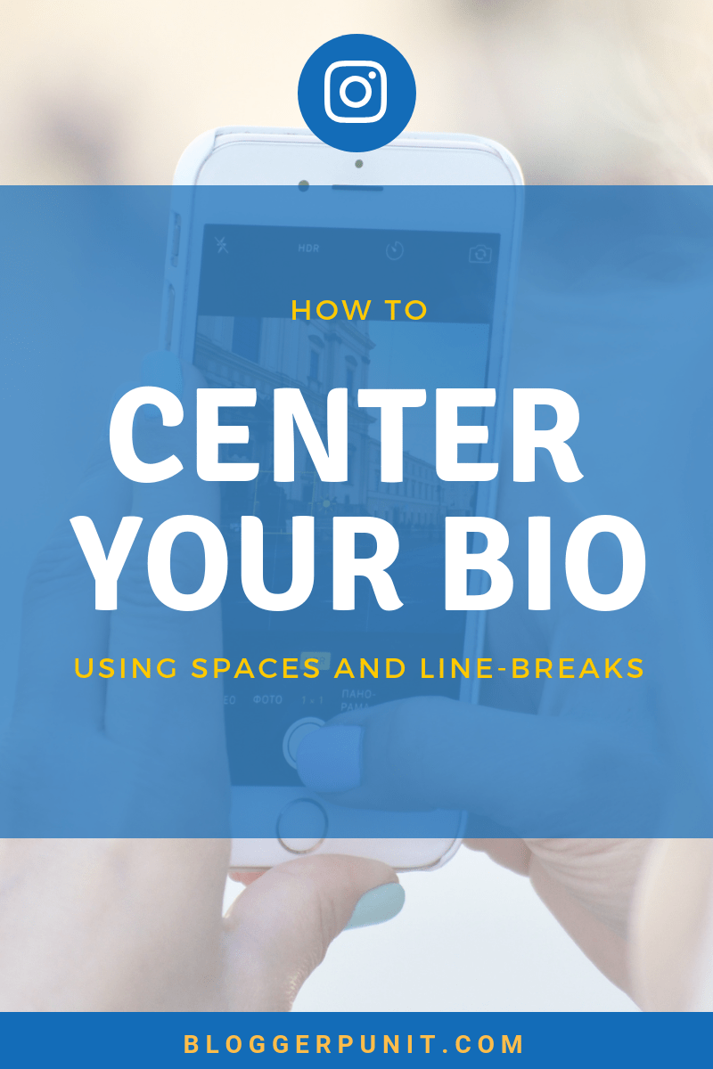 How To Center BIO On Instagram Using Spaces Line Breaks 